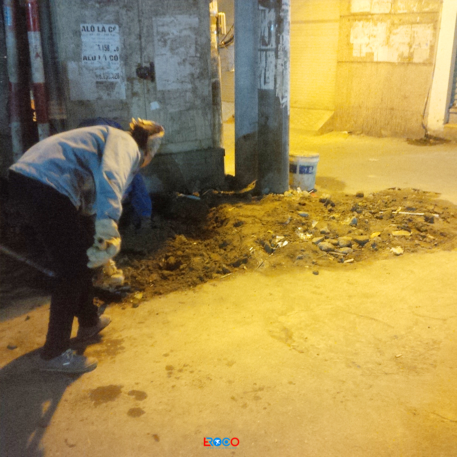 Thi công thảm bê tông nhựa ngõ Gốc Đề - Công ty cổ phần EROCO