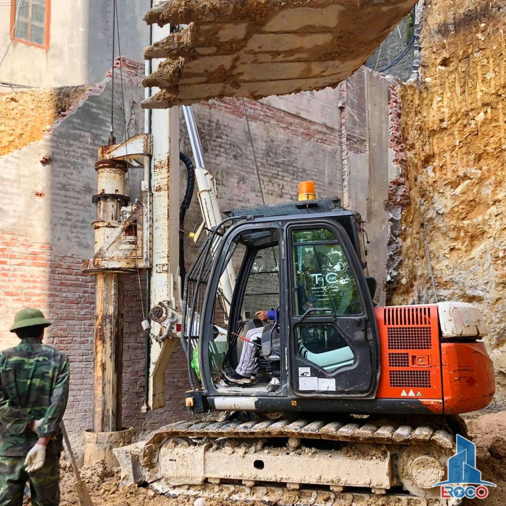 Tìm hiểu Biện pháp Thi công tầng hầm TOP – DOWN - Công ty cổ phần EROCO